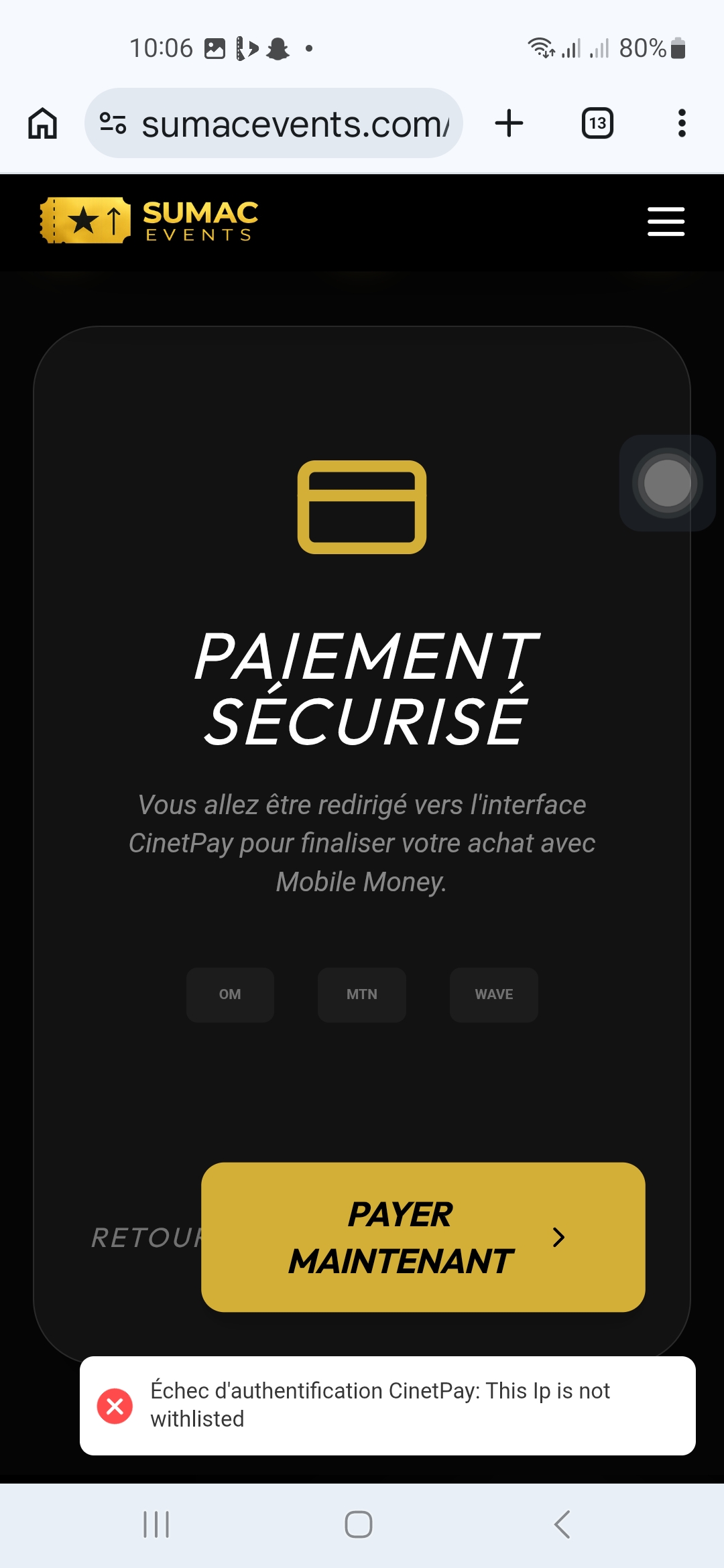 Sumac Events - Billetterie Premium & Événements à Abidjan